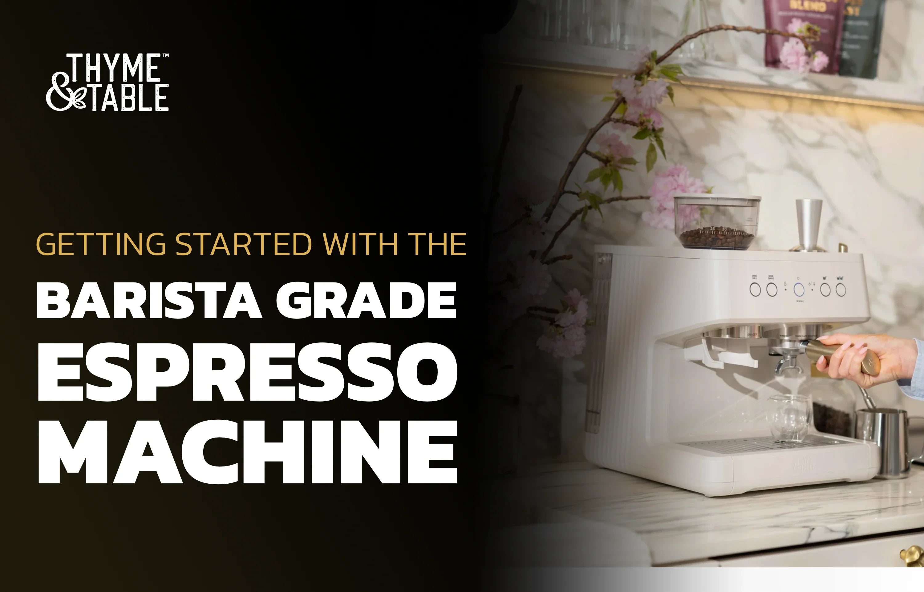 Barista Grade Espresso Machine – Thyme&Table