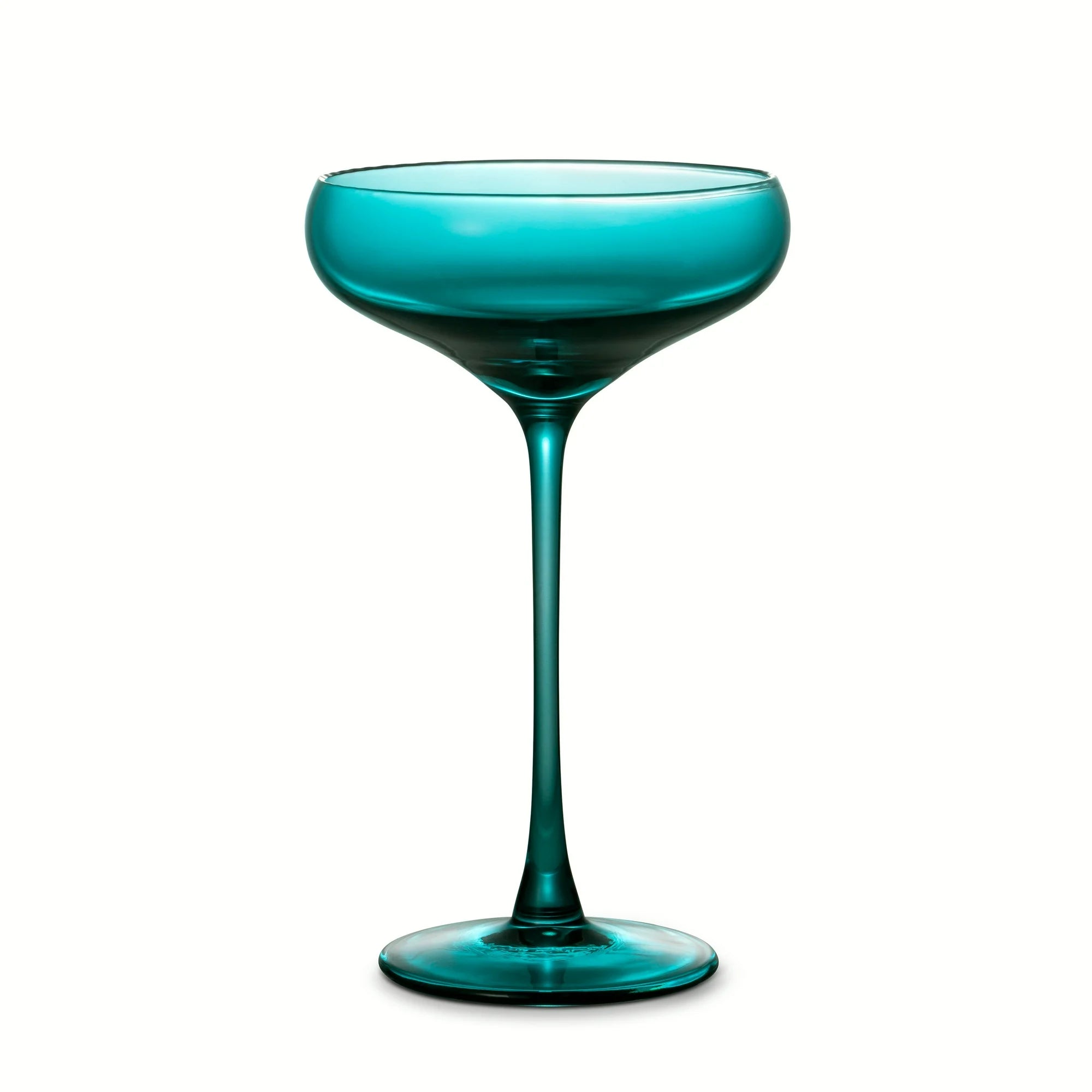 Sphere Coupe Cocktail Glass in Emerald Green – Thyme&Table